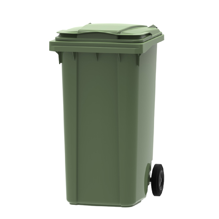 120 liter waste container with wheels 97 * 55 * 48 cm – Mega Hardware