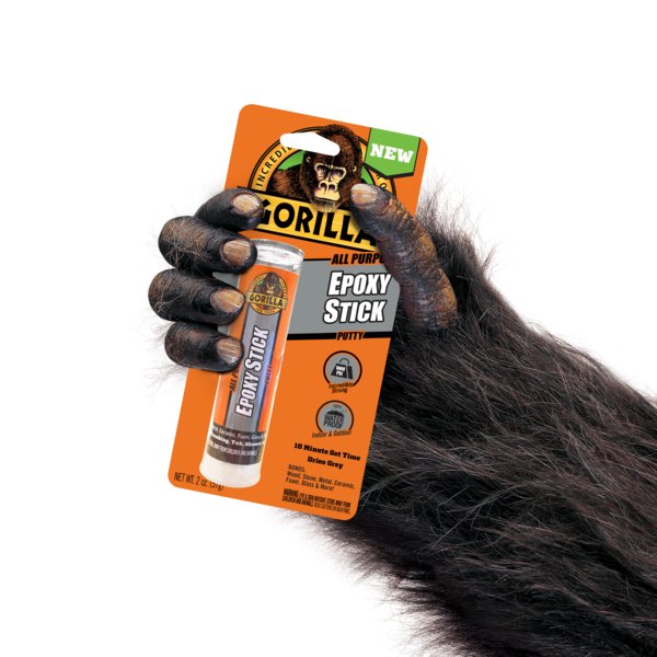 GORILLA GLUE GRAY ALL PURPOSE EPOXY PUTTY STICK, 2 OUNCE – Mega Hardware